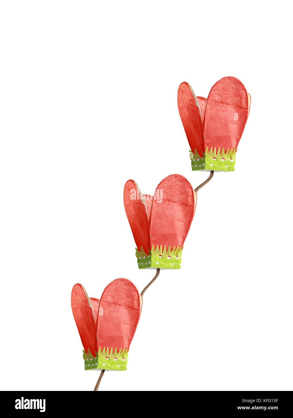 Paper lanterns, bamboo Lanna Stock Photo - Alamy
