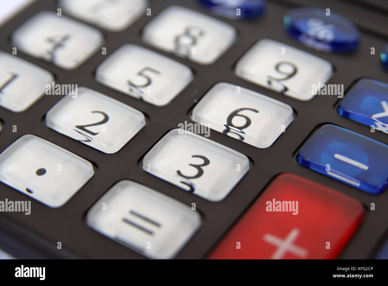 Vintage calculating tool. Old calculator Stock Photo - Alamy