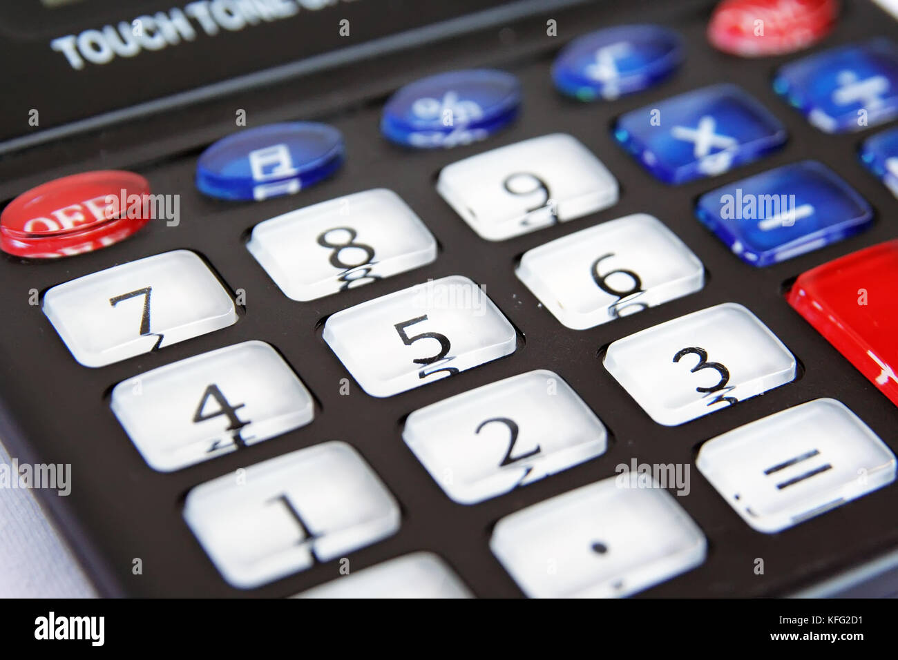 Vintage calculating tool. Old calculator Stock Photo - Alamy