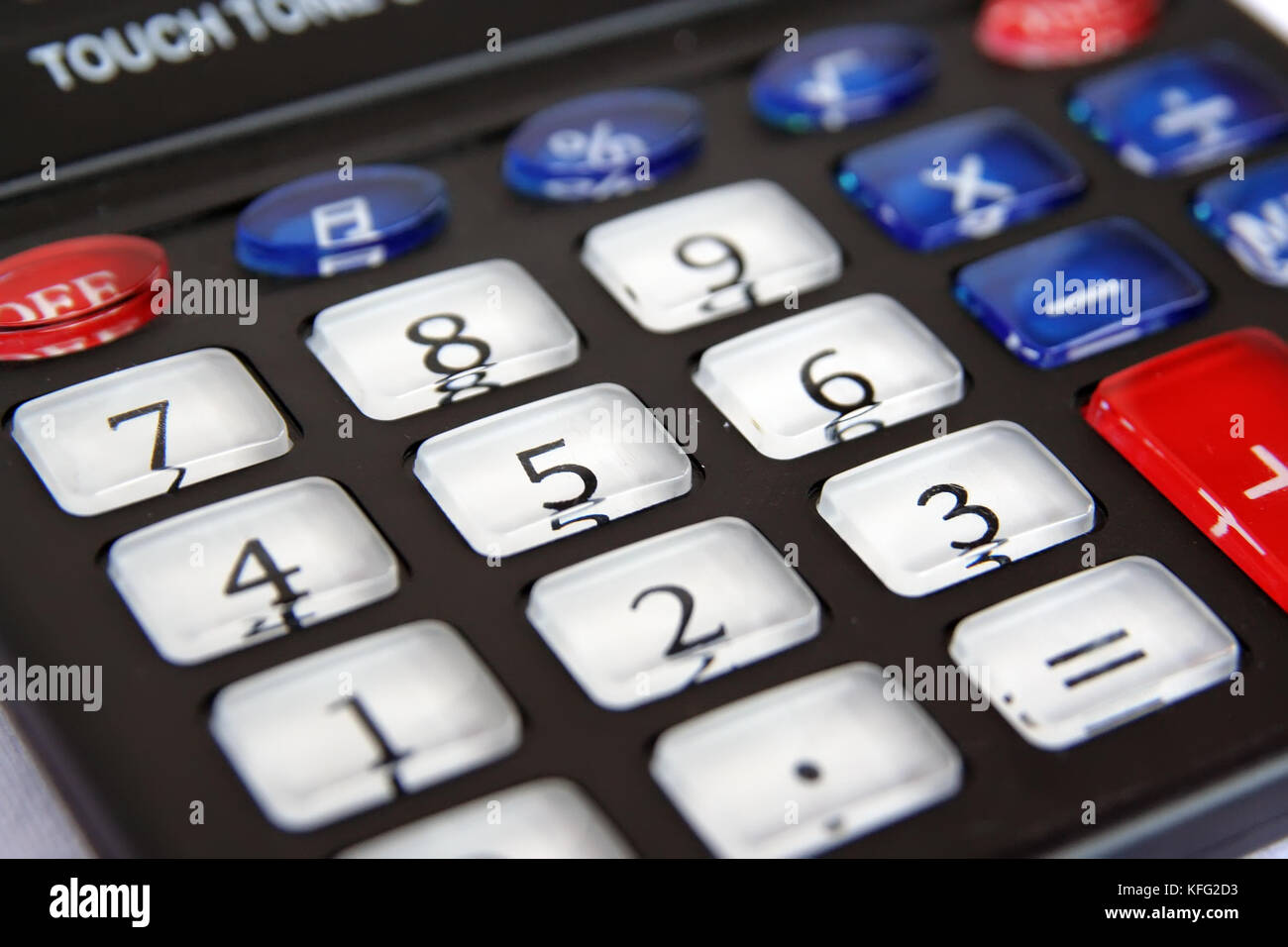 Vintage calculating tool. Old calculator Stock Photo - Alamy