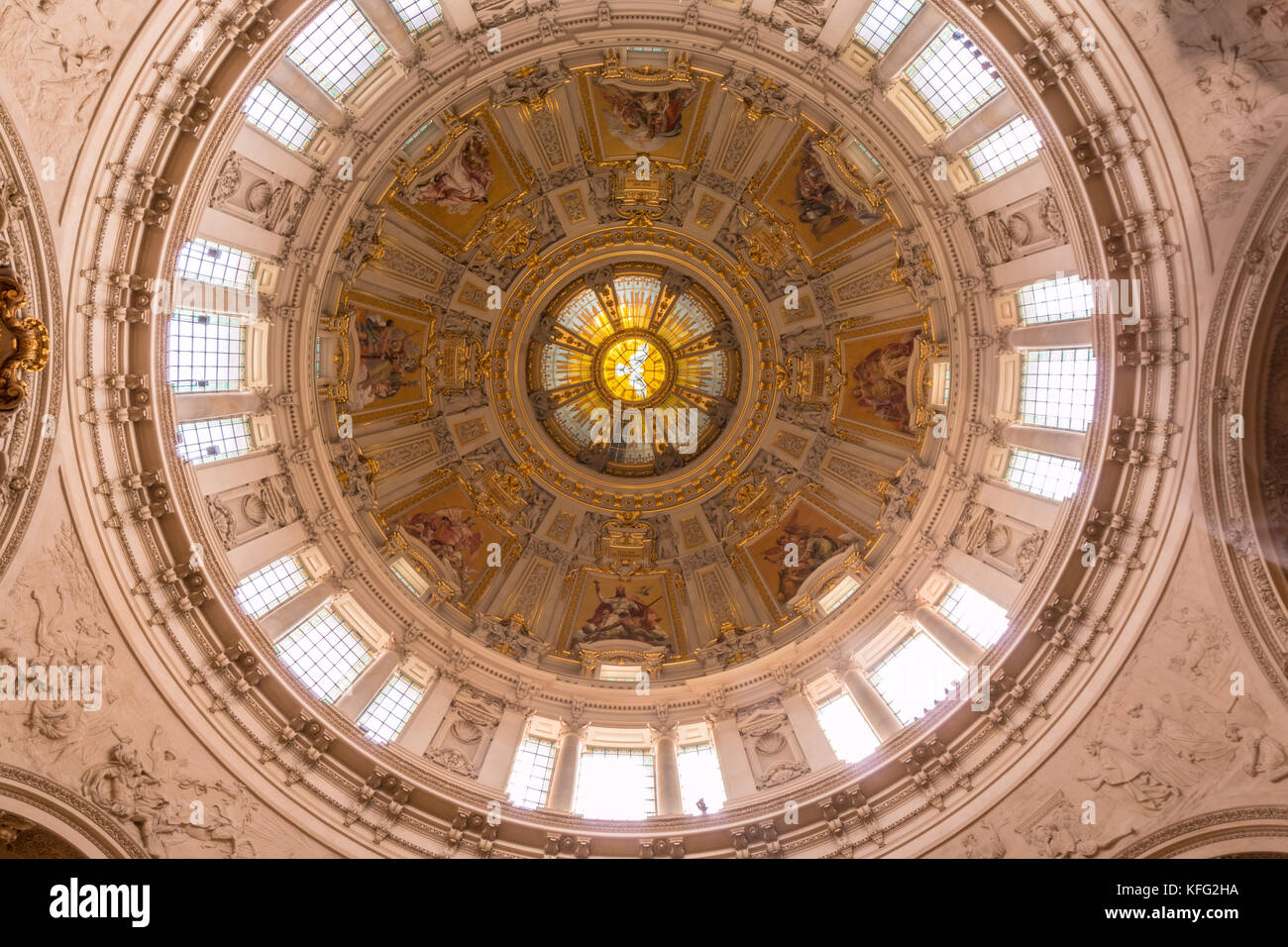 Dome inside Berlin Cathedral Stock Photo - Alamy