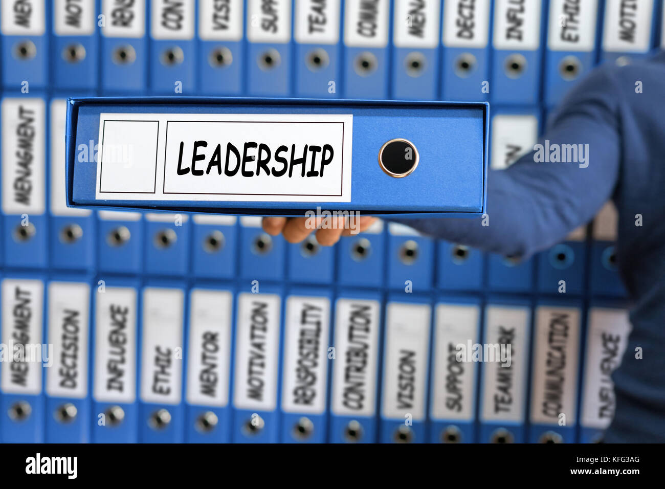 Leadership concept. Leadership skill concept. Young man holding ring ...