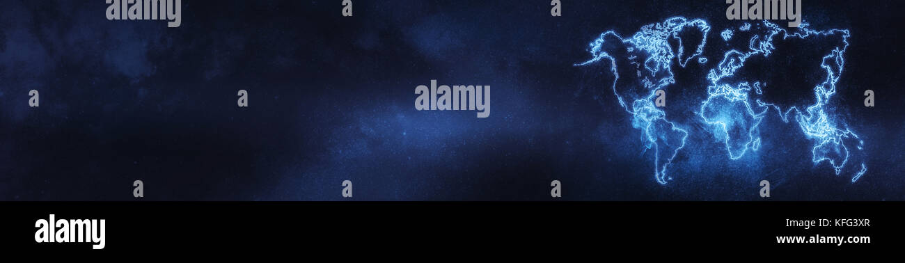 Abstract banner World, World background. Concept of world Stock Photo ...
