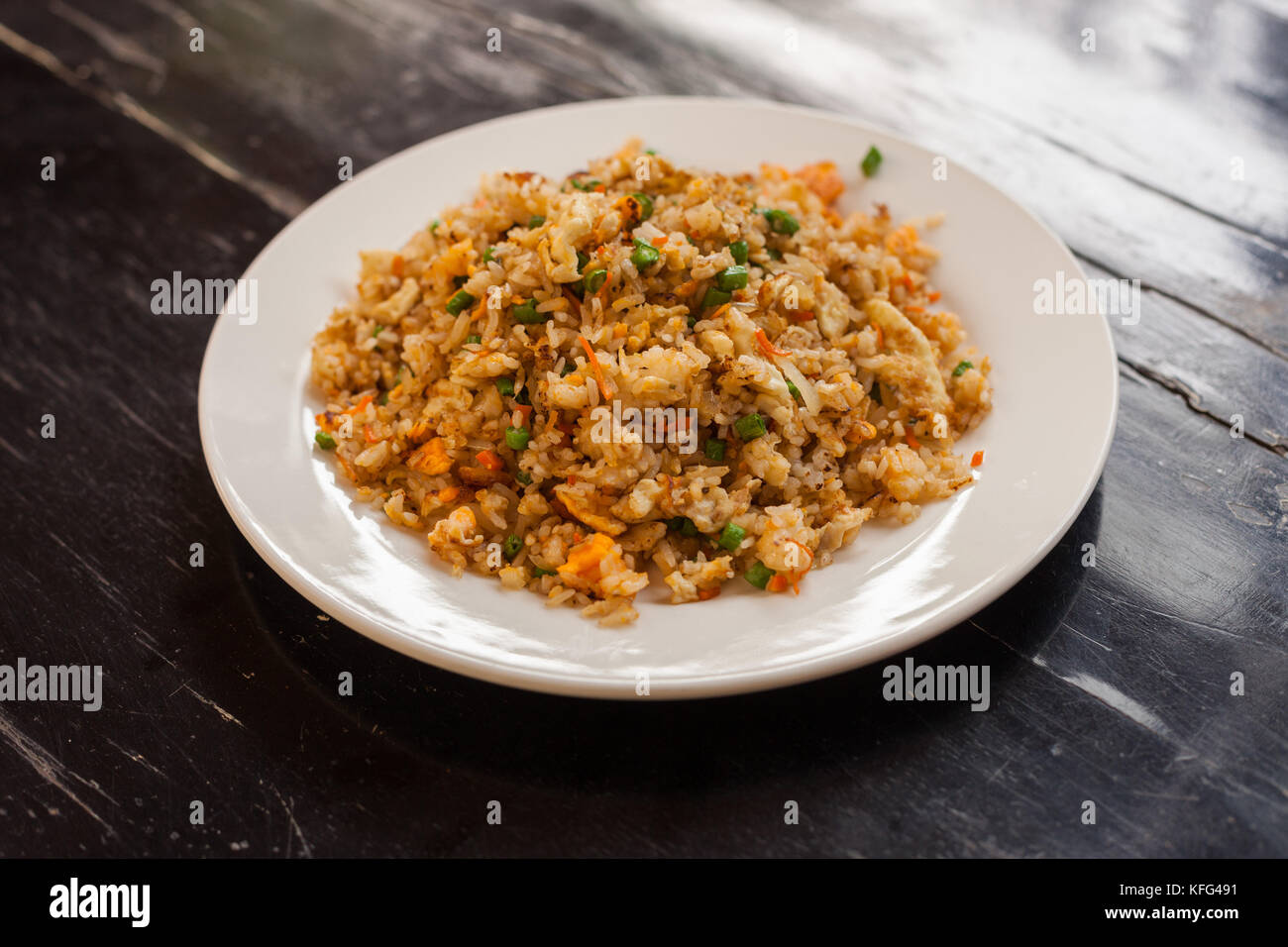 Khmer Fried Rice with Egg, a traditional Cambodian dish Stock Photo - Alamy