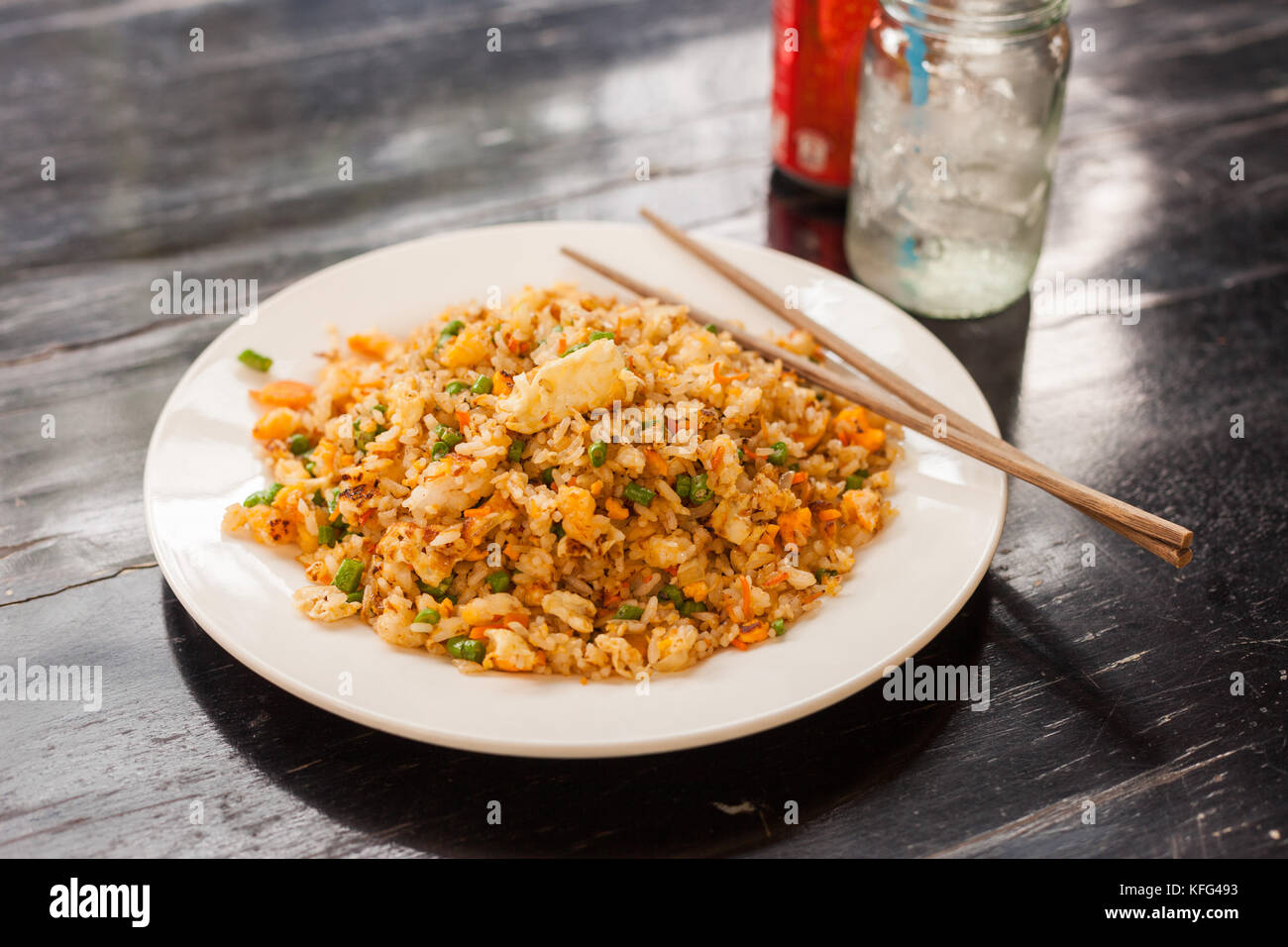 Khmer Fried Rice with Egg, a traditional Cambodian dish Stock Photo - Alamy
