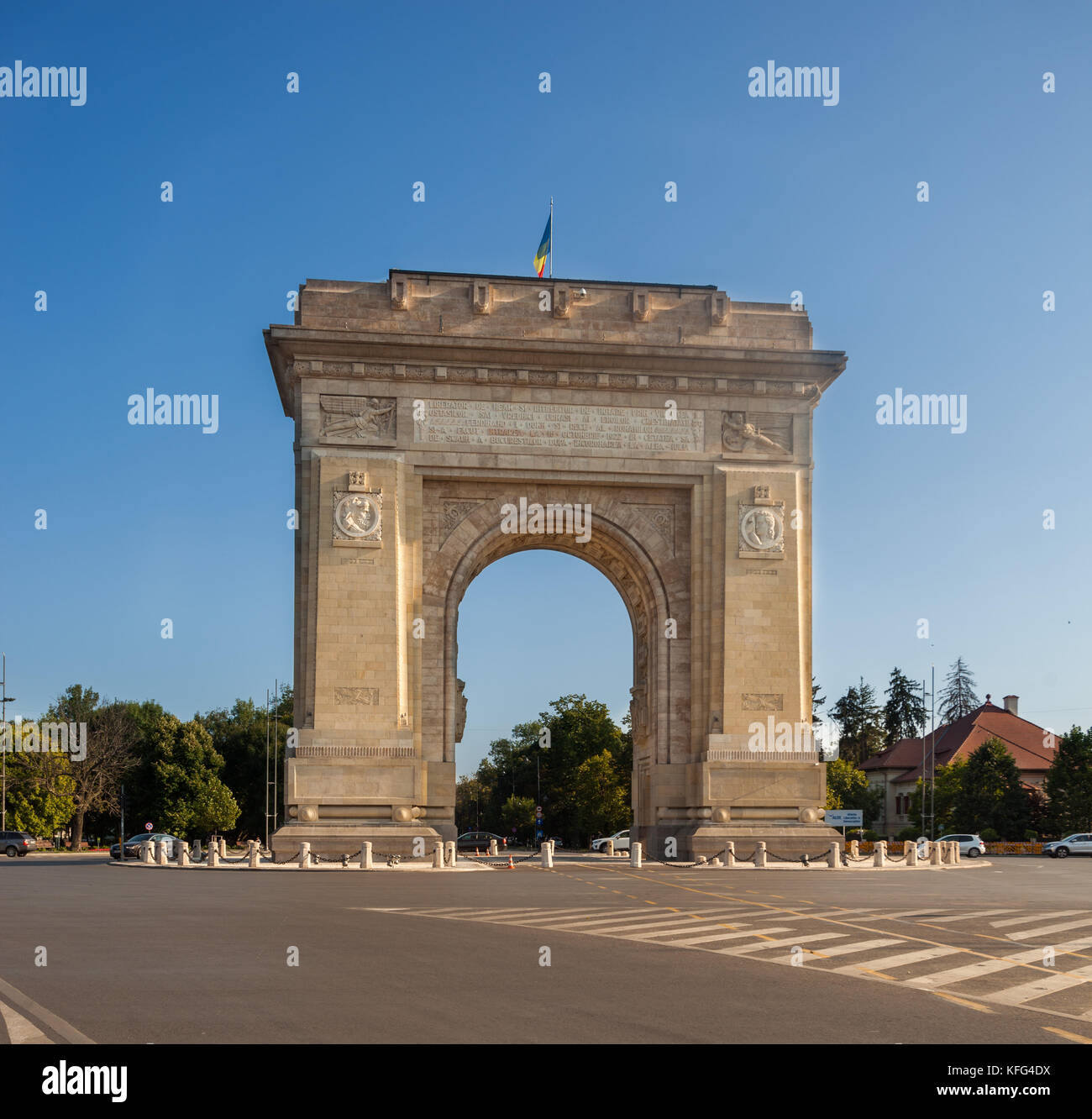 The Arcul de Triumf (Triumph Arch), Bucharest, Romania Stock Photo - Alamy