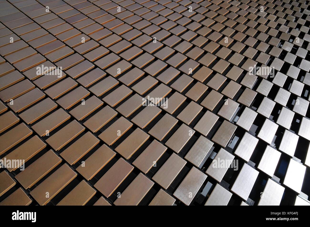 Architectural Abstract of building surface looks like a 'Chocolate Bar ...
