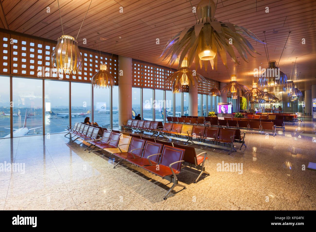 MUMBAI, India - January 21: Terminal 2 of Mumbai International Airport ...