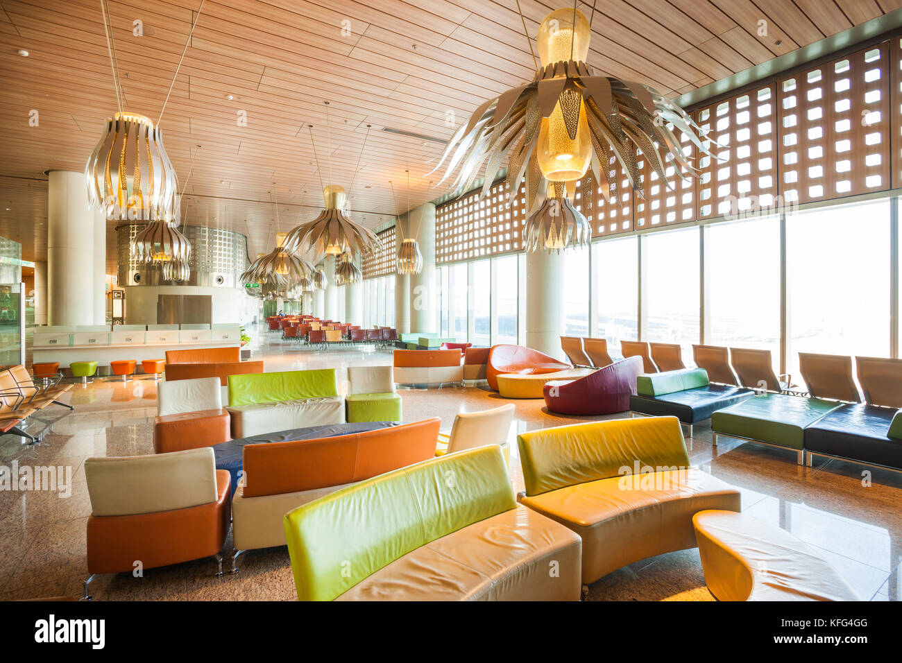 MUMBAI, India - January 21: Terminal 2 of Mumbai International Airport ...