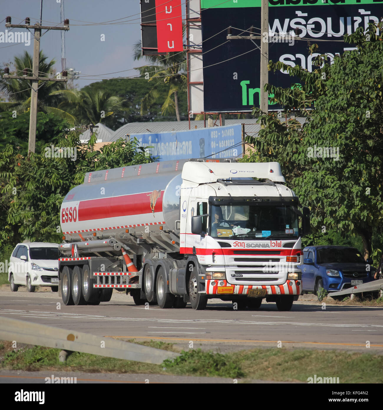 Esso motor oil truck hi-res stock photography and images - Alamy