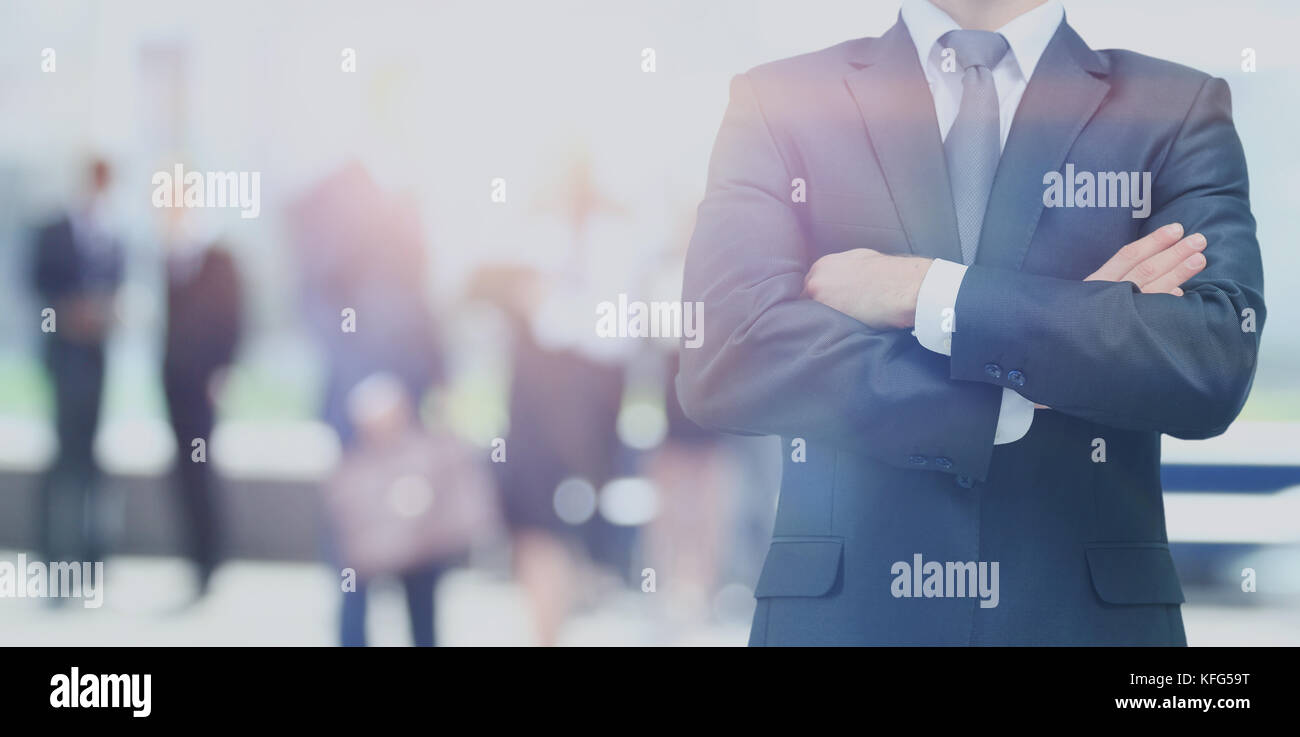 business man standing in an office Stock Photo - Alamy