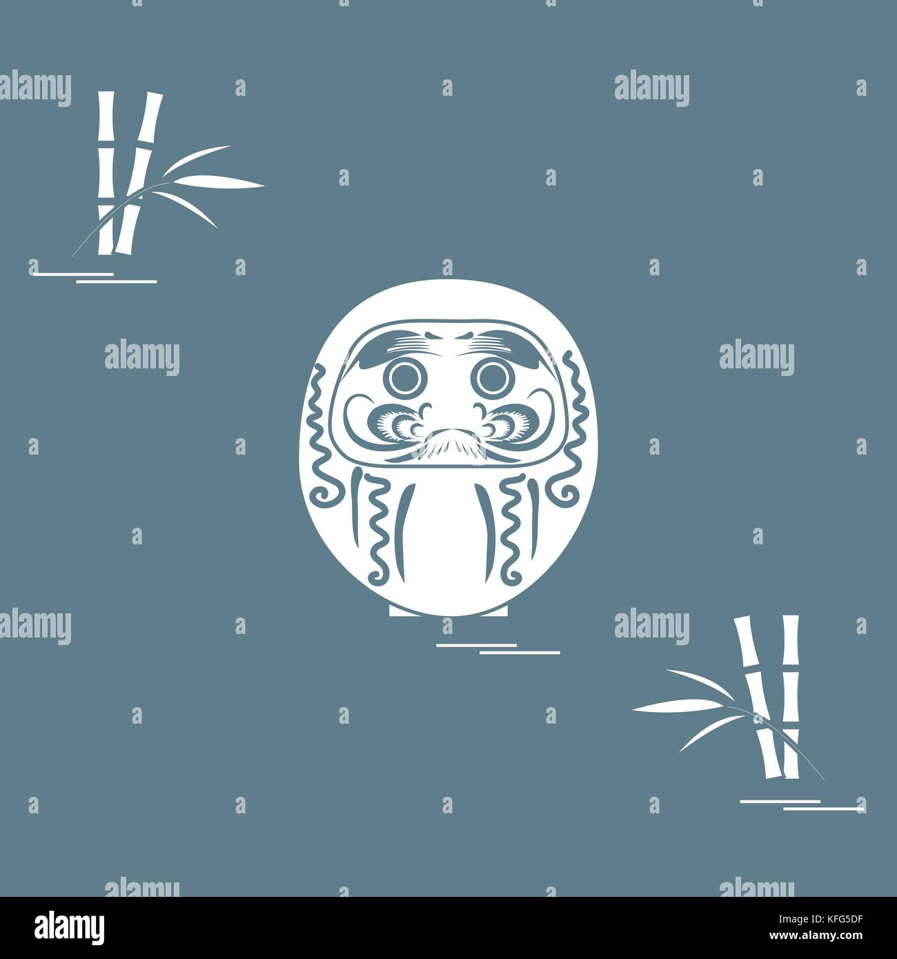 Daruma - Japanese traditional doll roly-poly. The annual new year's ...