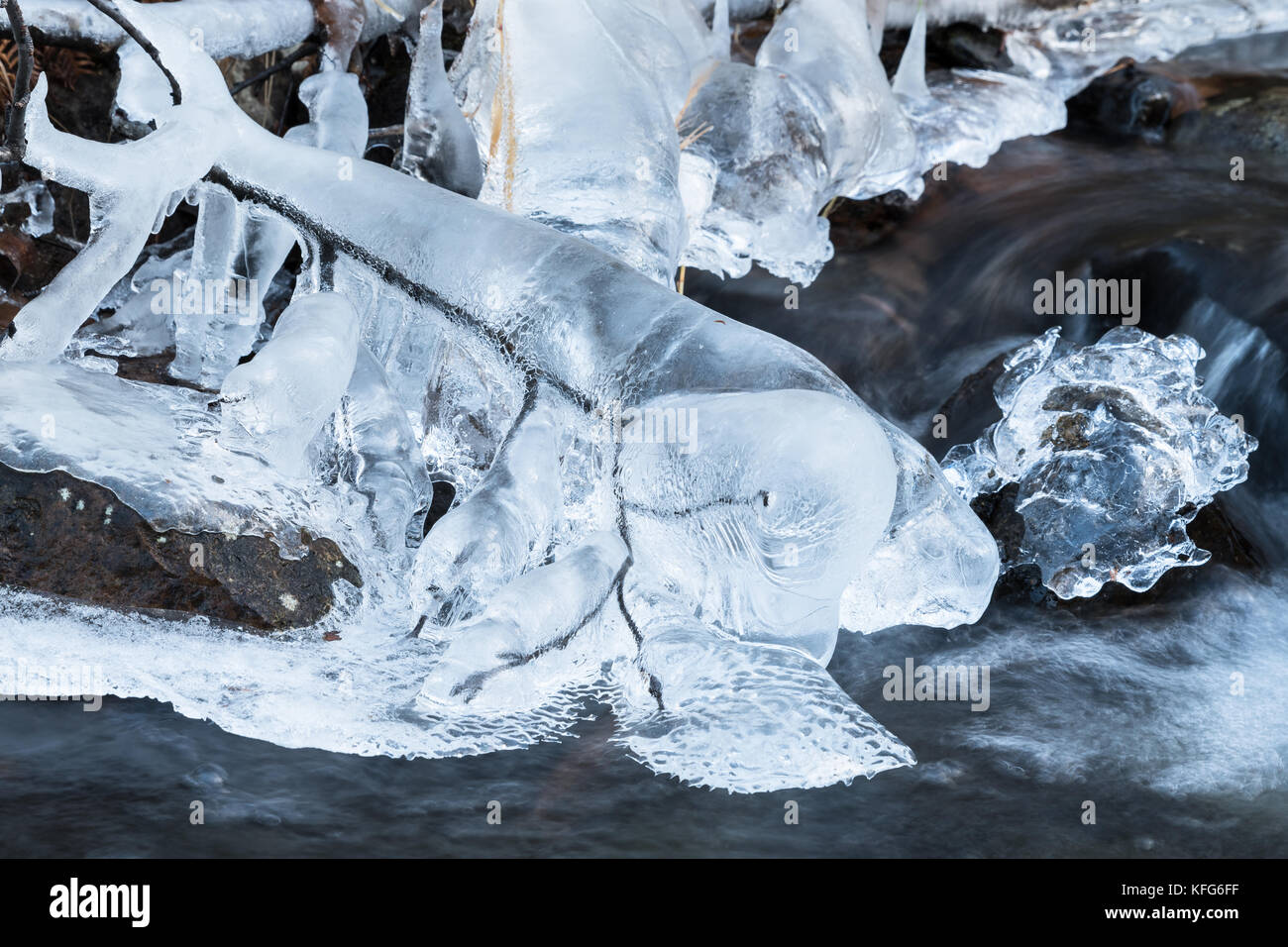 frozen nature ice Stock Photo - Alamy