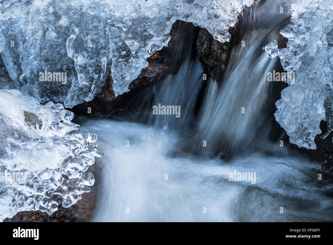 frozen nature ice Stock Photo - Alamy