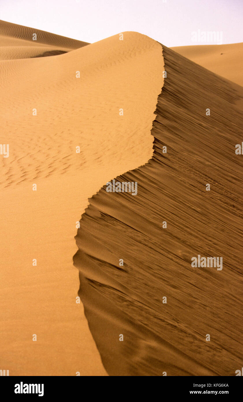 Massive red sand dunes at Saudi Aramco's Shaybah field, a major gas and ...