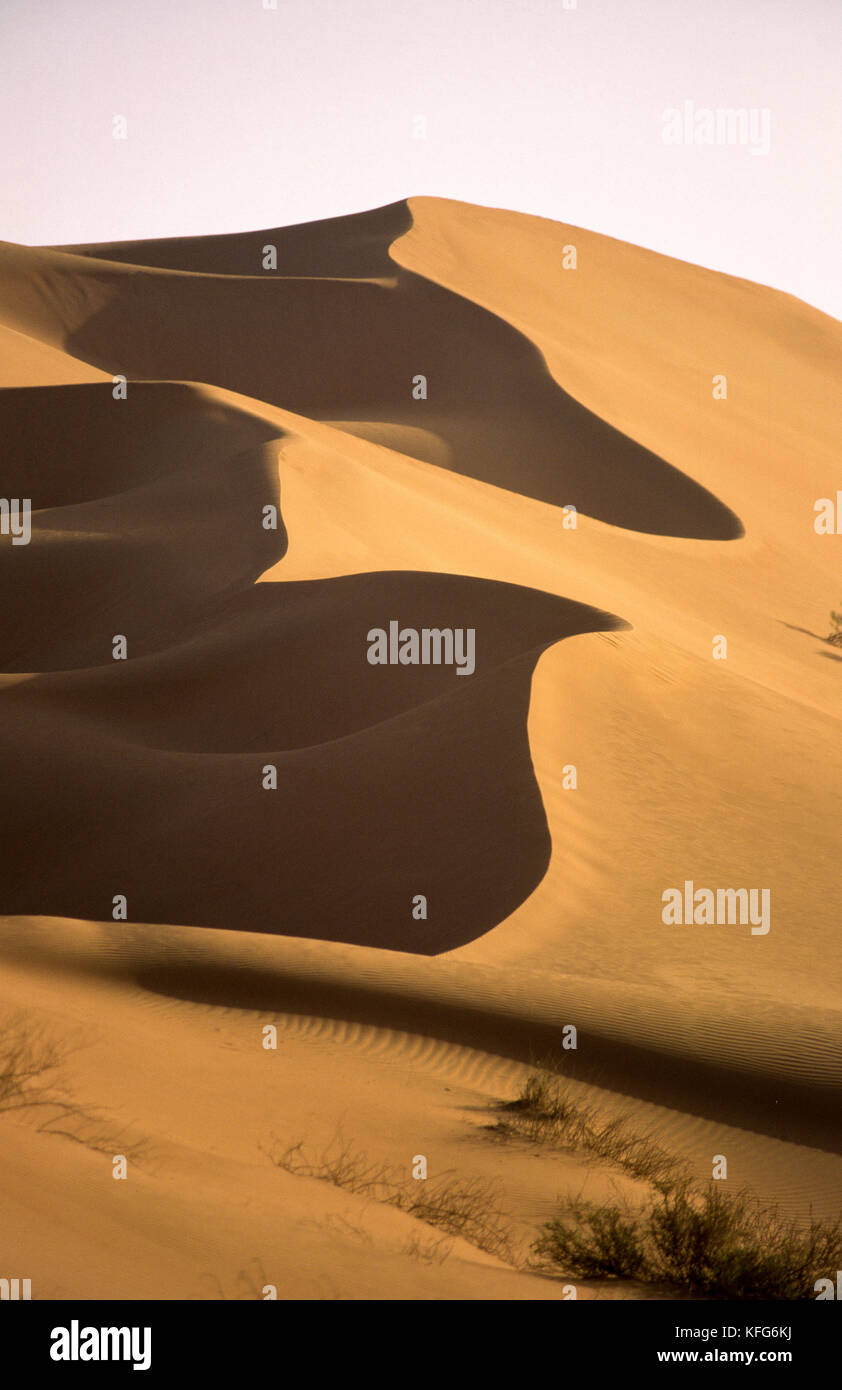 Massive red sand dunes at Saudi Aramco's Shaybah field, a major gas and ...
