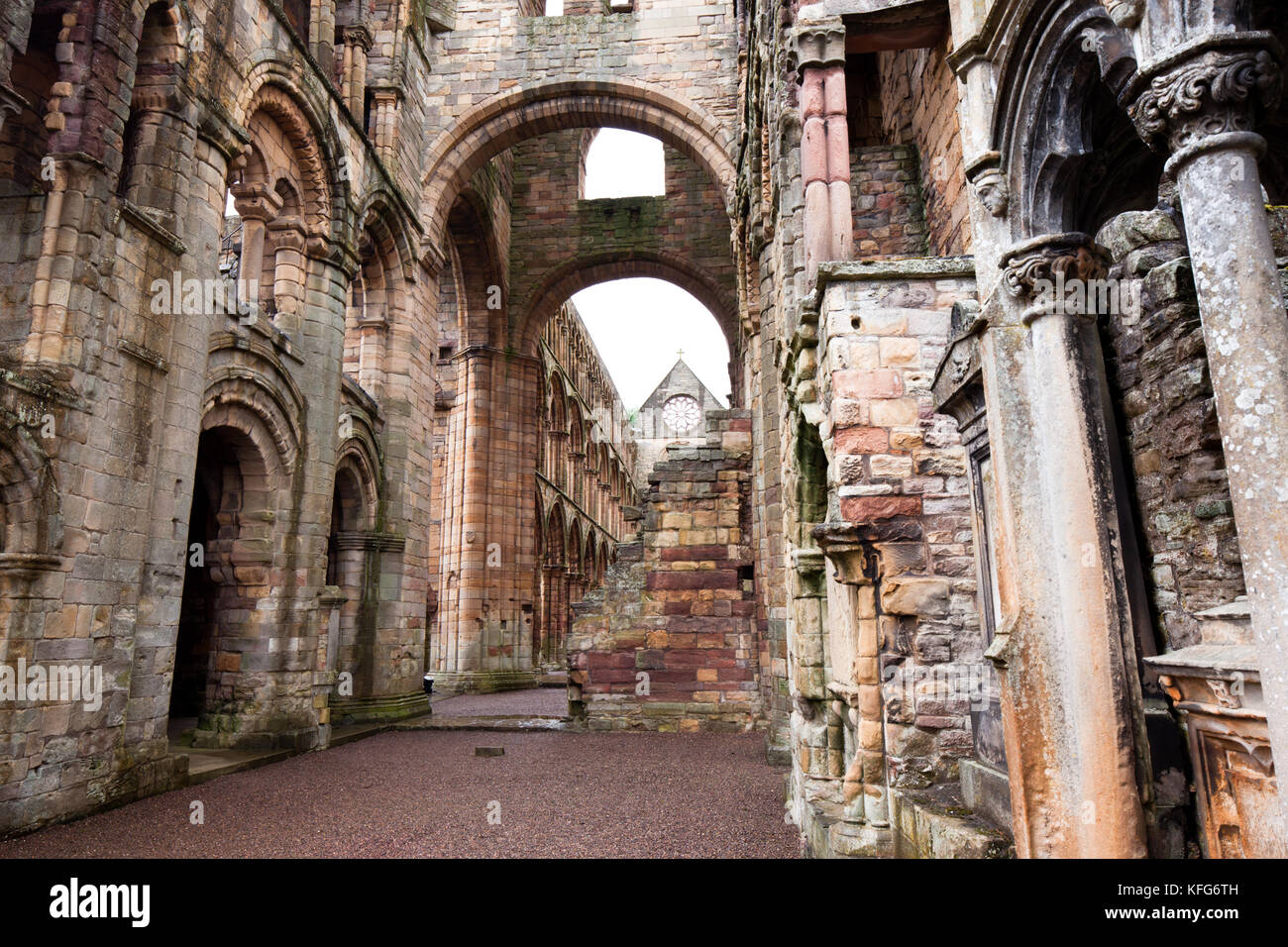 Jedburgh Abbey (12th-century). Jedburgh. Scottish Borders. Scotland ...