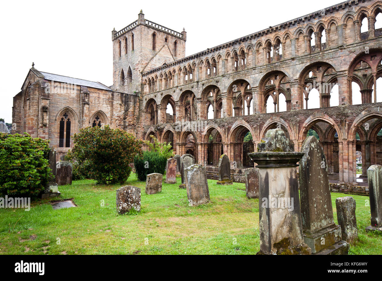 Jedburgh Abbey (12th-century). Jedburgh. Scottish Borders. Scotland ...