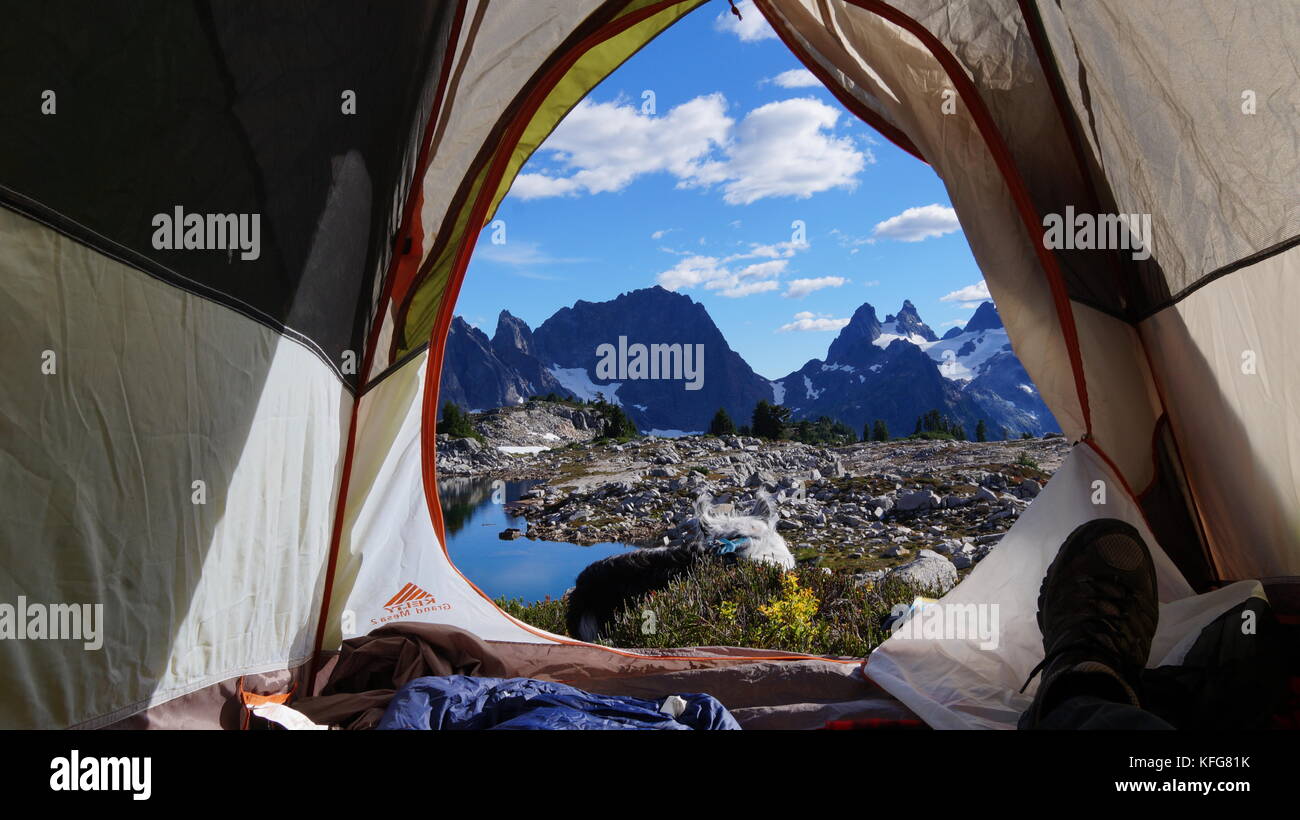 Hiking in the Pacific Northwest, Washington State Stock Photo - Alamy