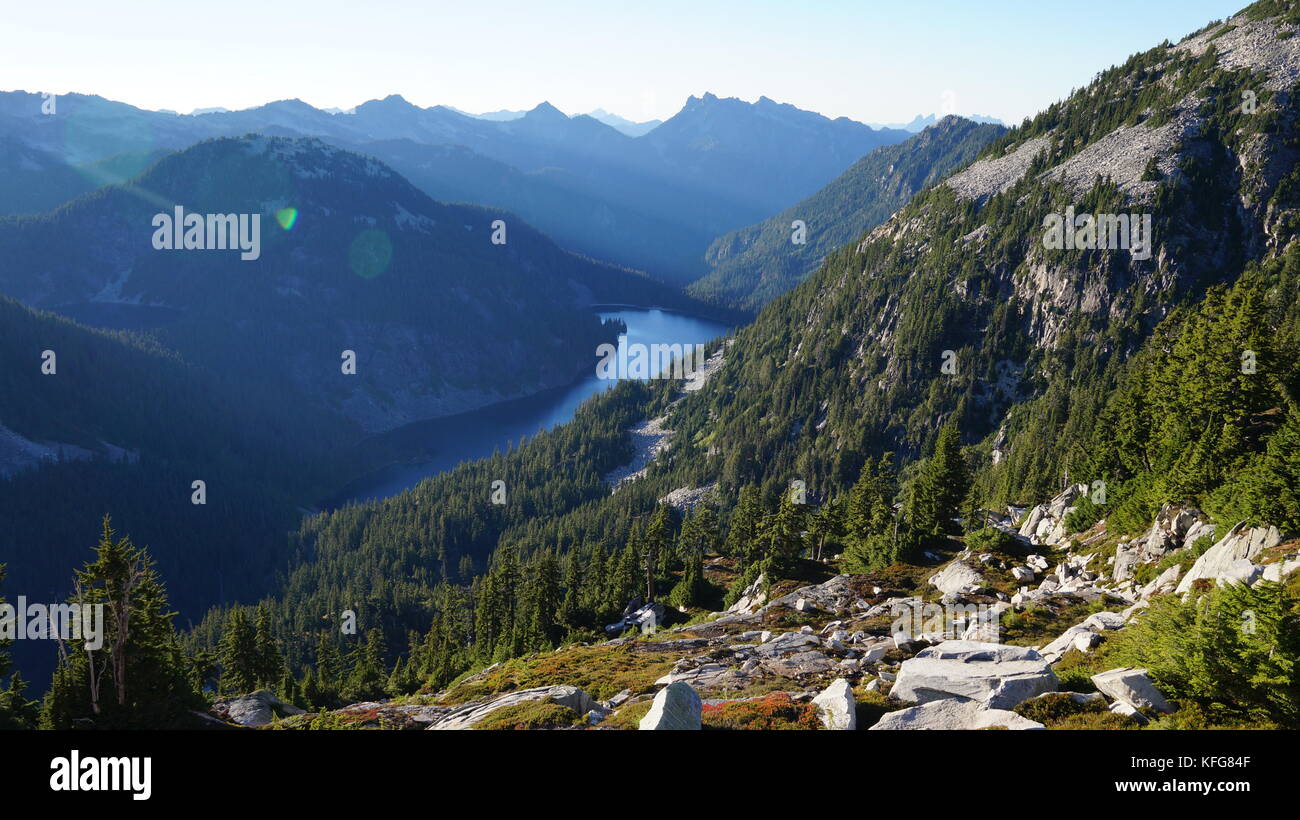 Hiking in the Pacific Northwest, Washington State Stock Photo - Alamy