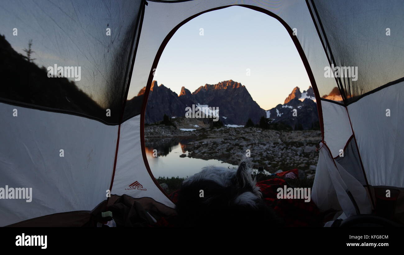 Hiking in the Pacific Northwest, Washington State Stock Photo - Alamy
