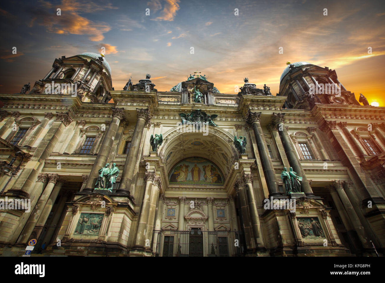 Berlin Cathedral. the largest evangelical church in Germany Stock Photo ...