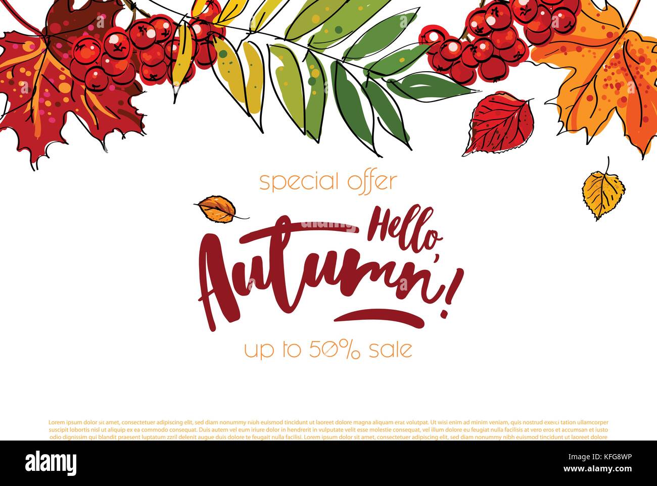 Hello fall Stock Vector Images - Alamy