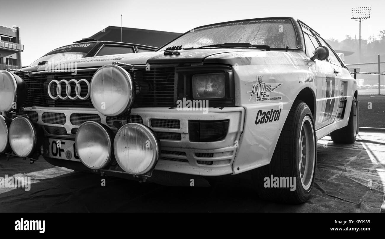 SANMARINO, SANMARINO - OTT 21, 2017 : AUDI QUATTRO in old racing car ...