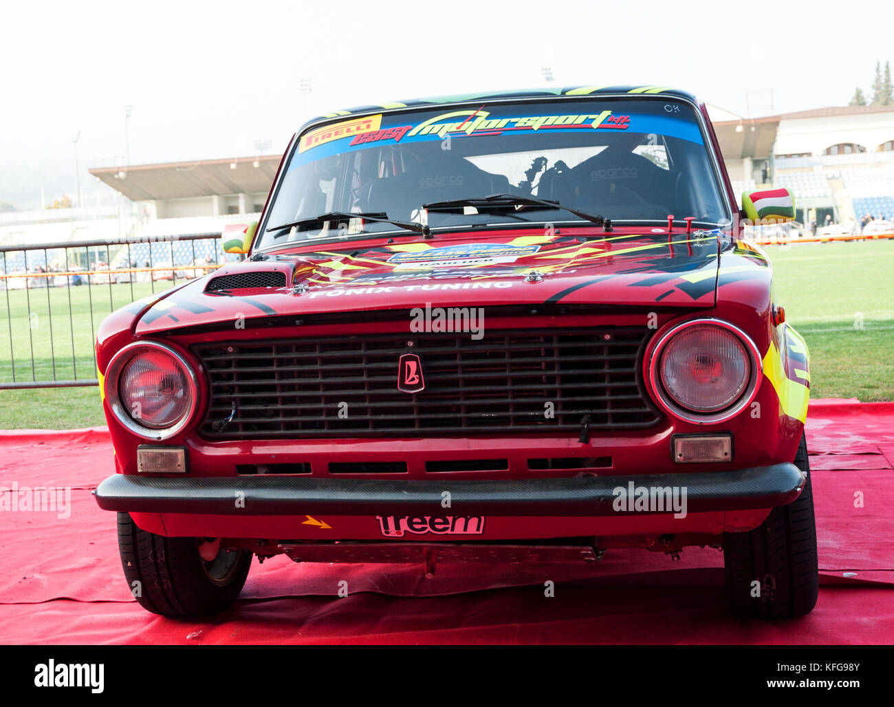 lada old racing car rally THE LEGEND 2017 the famous SAN MARINO ...