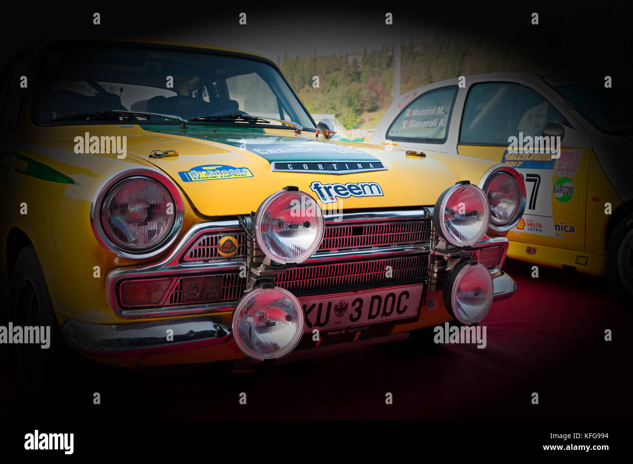 Subaru Impreza WRC old racing car rally THE LEGEND 2017 the famous SAN ...