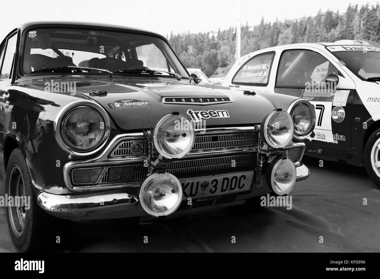 Subaru Impreza WRC old racing car rally THE LEGEND 2017 the famous SAN ...