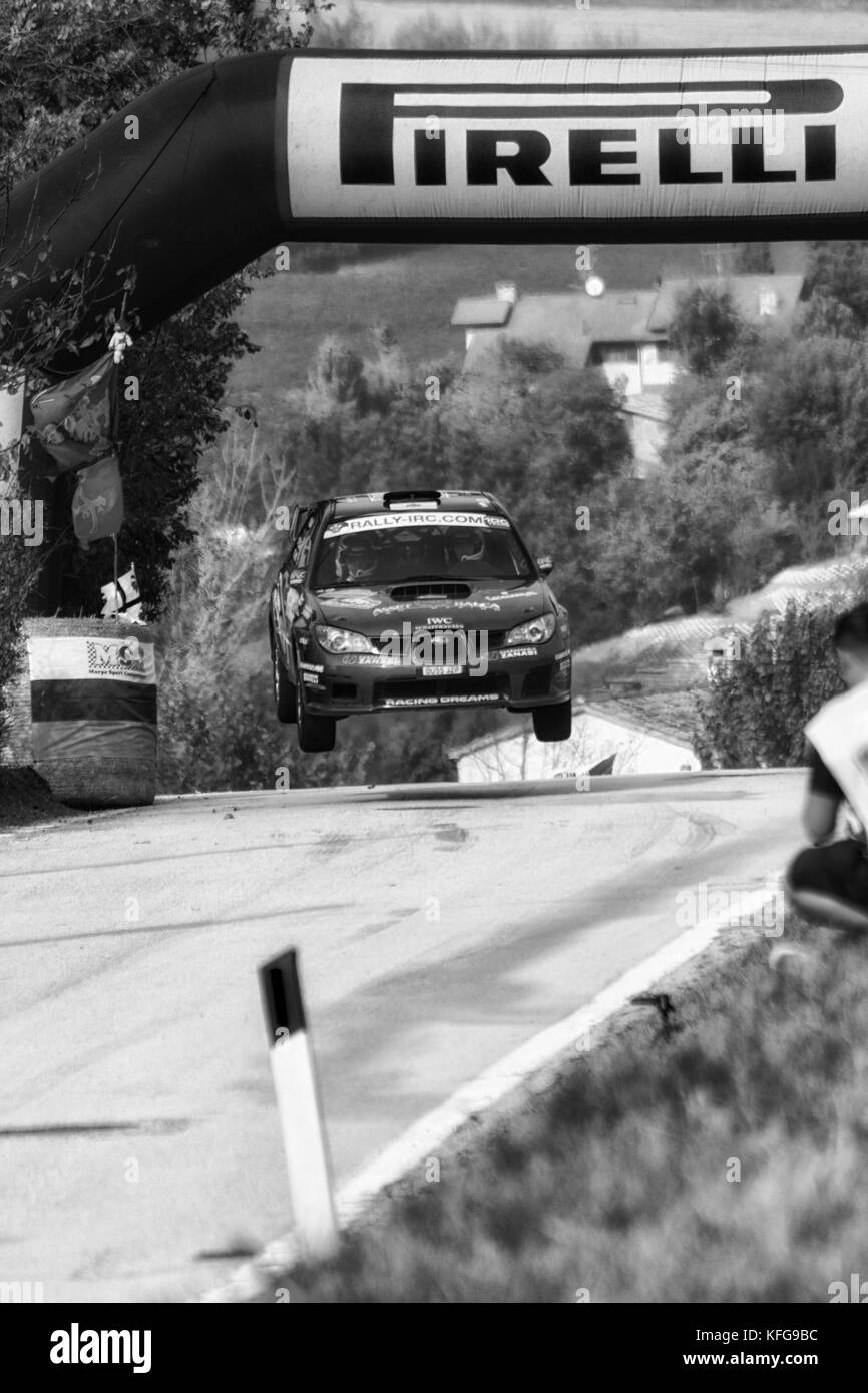 Subaru Impreza WRC old racing car rally THE LEGEND 2017 the famous SAN ...