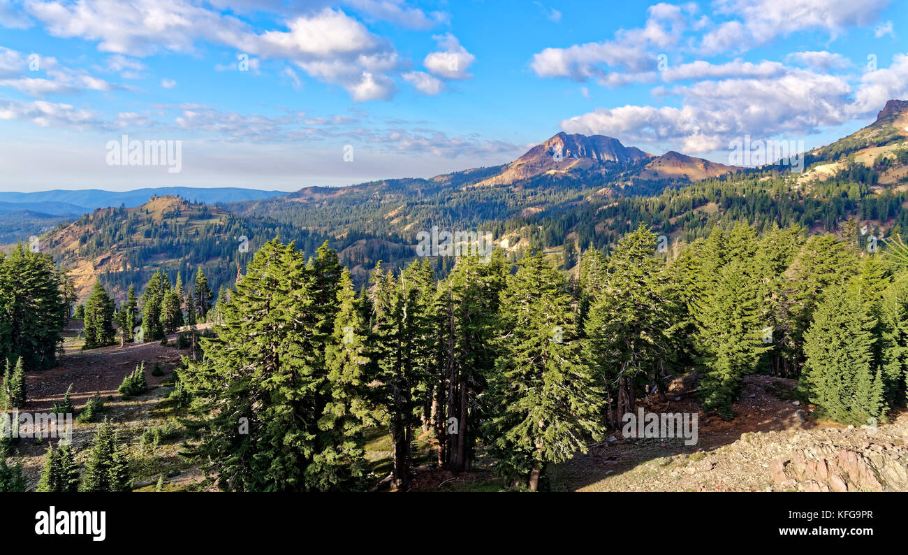 Diamond Peak in Lassen Volcanic National Park Stock Photo - Alamy