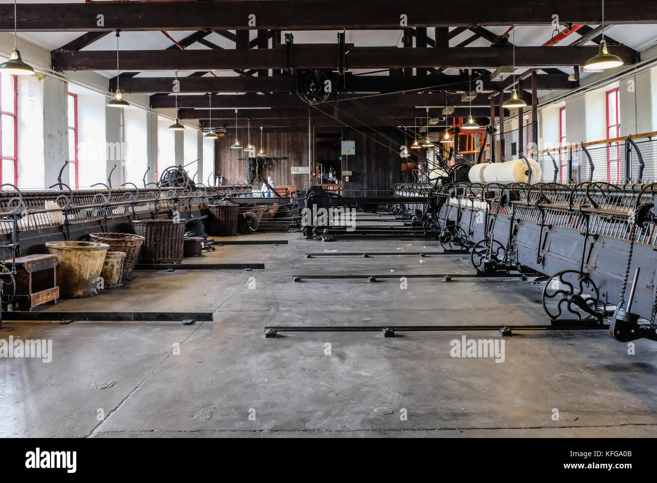 Textile Machinery at Leeds Industrial Museum, Armley Mills, West ...
