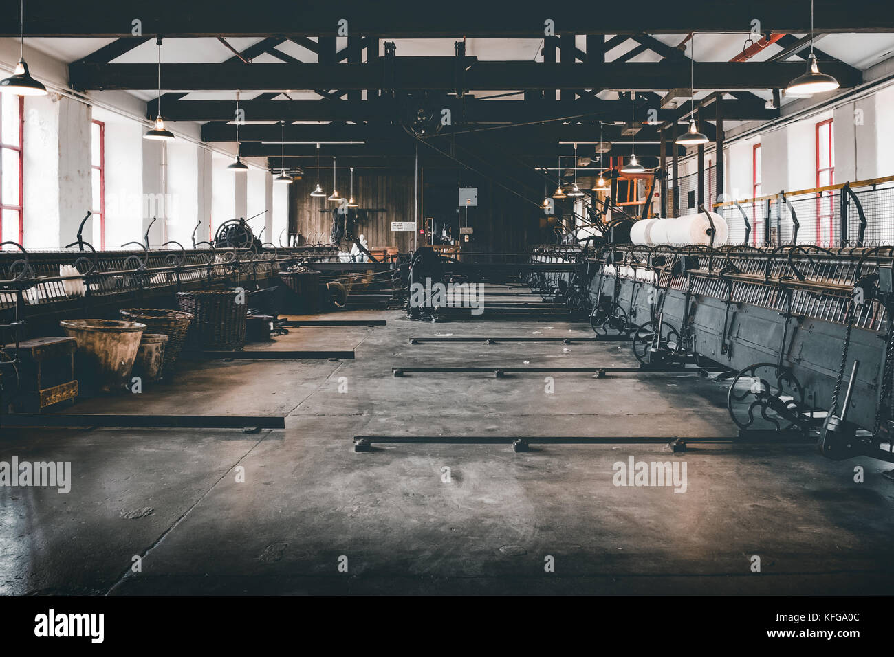 Textile Machinery at Leeds Industrial Museum, Armley Mills, West ...