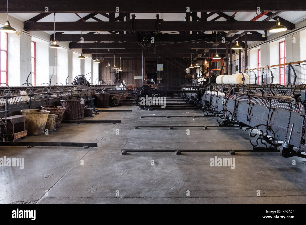 Textile Machinery at Leeds Industrial Museum, Armley Mills, West ...