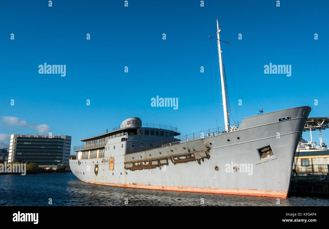 MV Fingal, lighthouse tender ship being converted to luxury floating ...