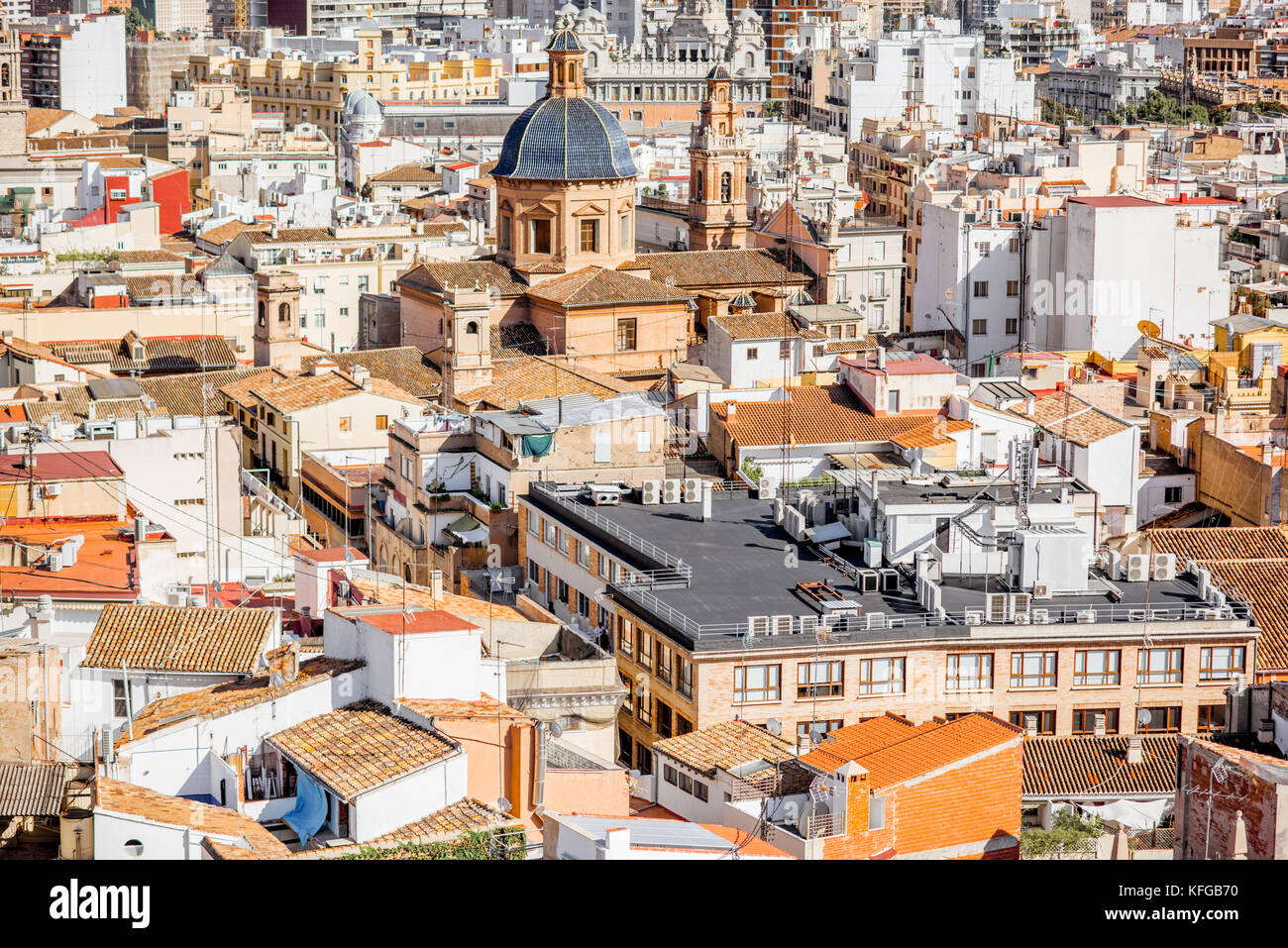 Valencia cityscape view hi-res stock photography and images - Alamy