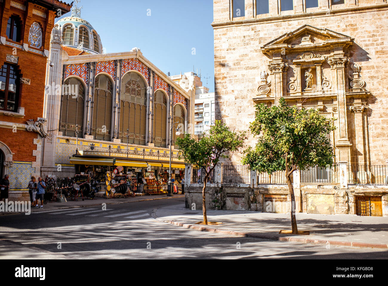 Valencia city view Stock Photo - Alamy