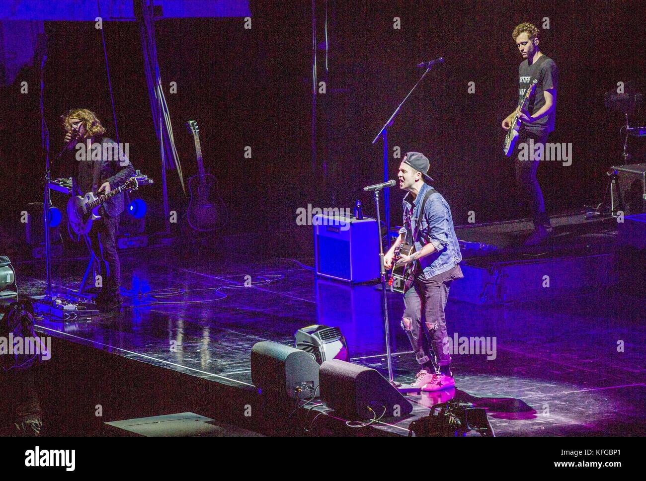 American pop rock band OneRepublic performs in Shanghai, China ...