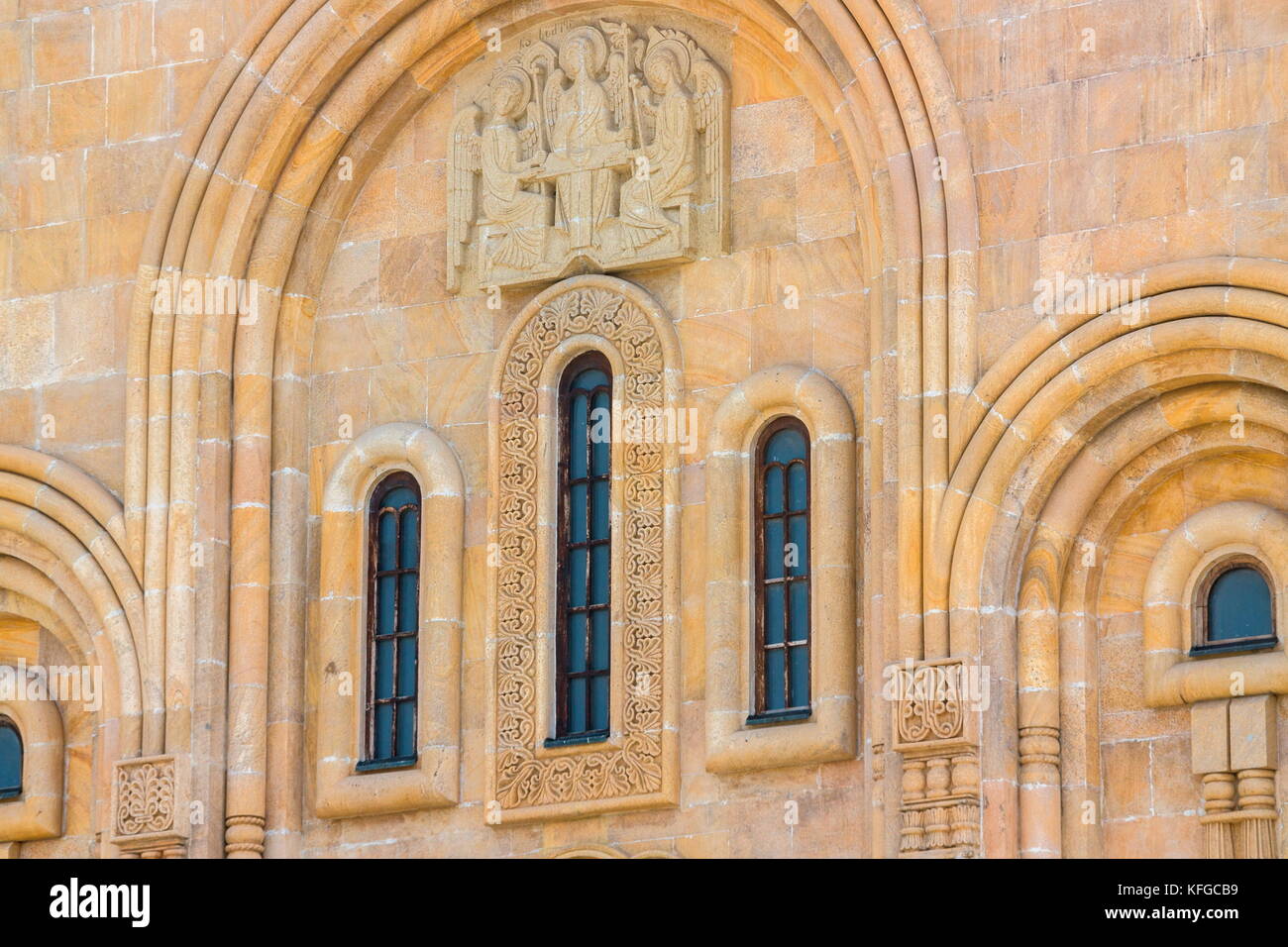Details of Sameba cathedral in Tbilisi, Georgia Stock Photo - Alamy