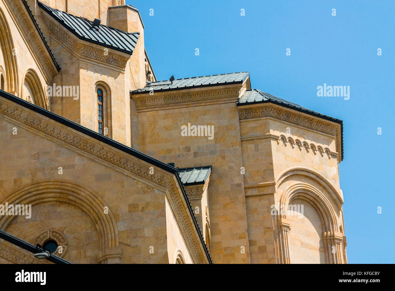 Details of Sameba cathedral in Tbilisi, Georgia Stock Photo - Alamy