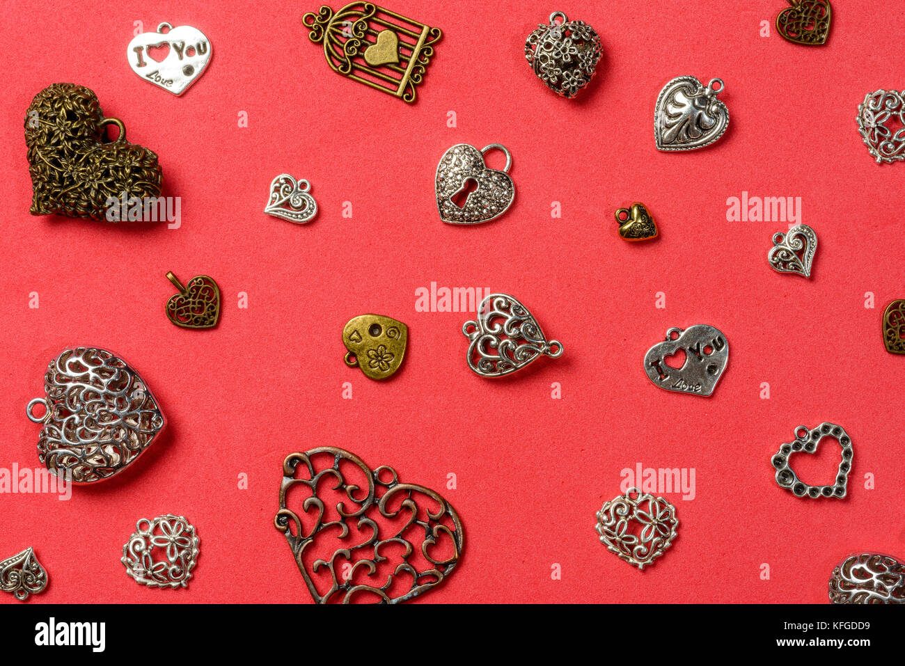 Beautiful heart shaped decorations hi-res stock photography and images ...