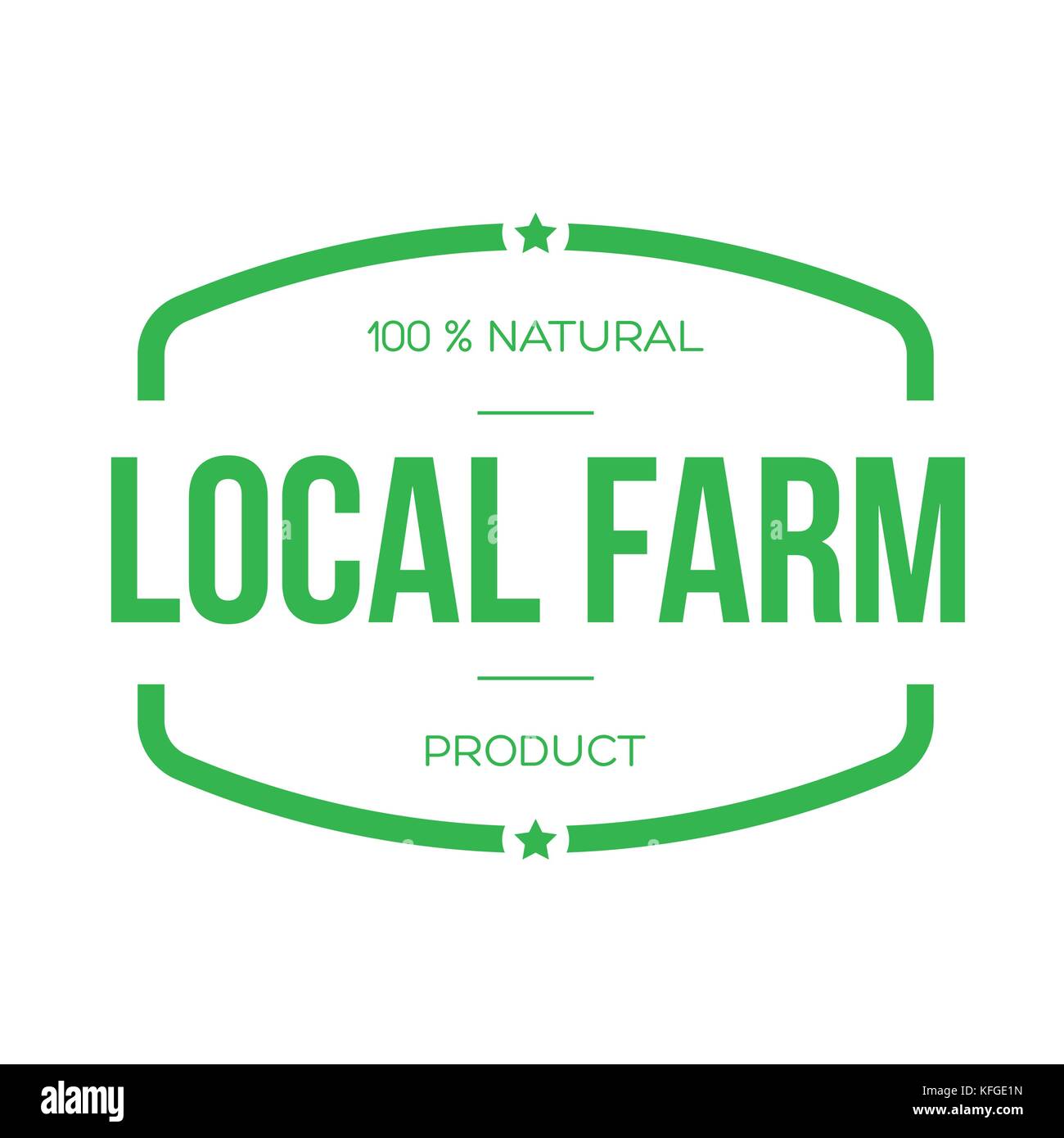 Local farm vintage stamp logo Stock Vector Image & Art - Alamy