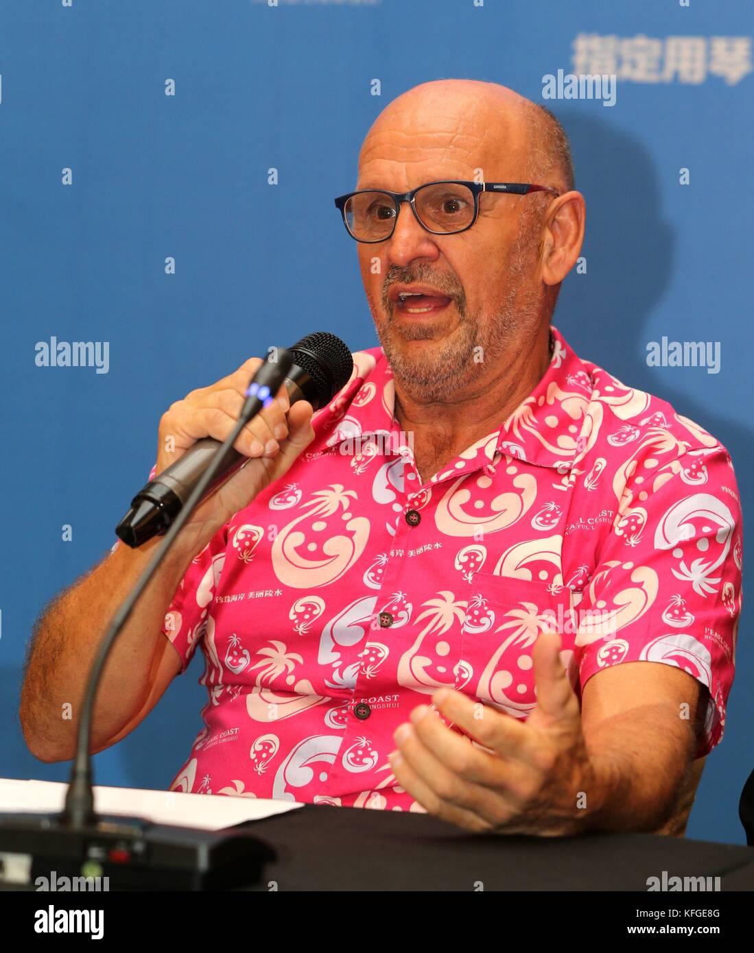Dutch singer Martin Hurkens attends a press conference for the charity ...