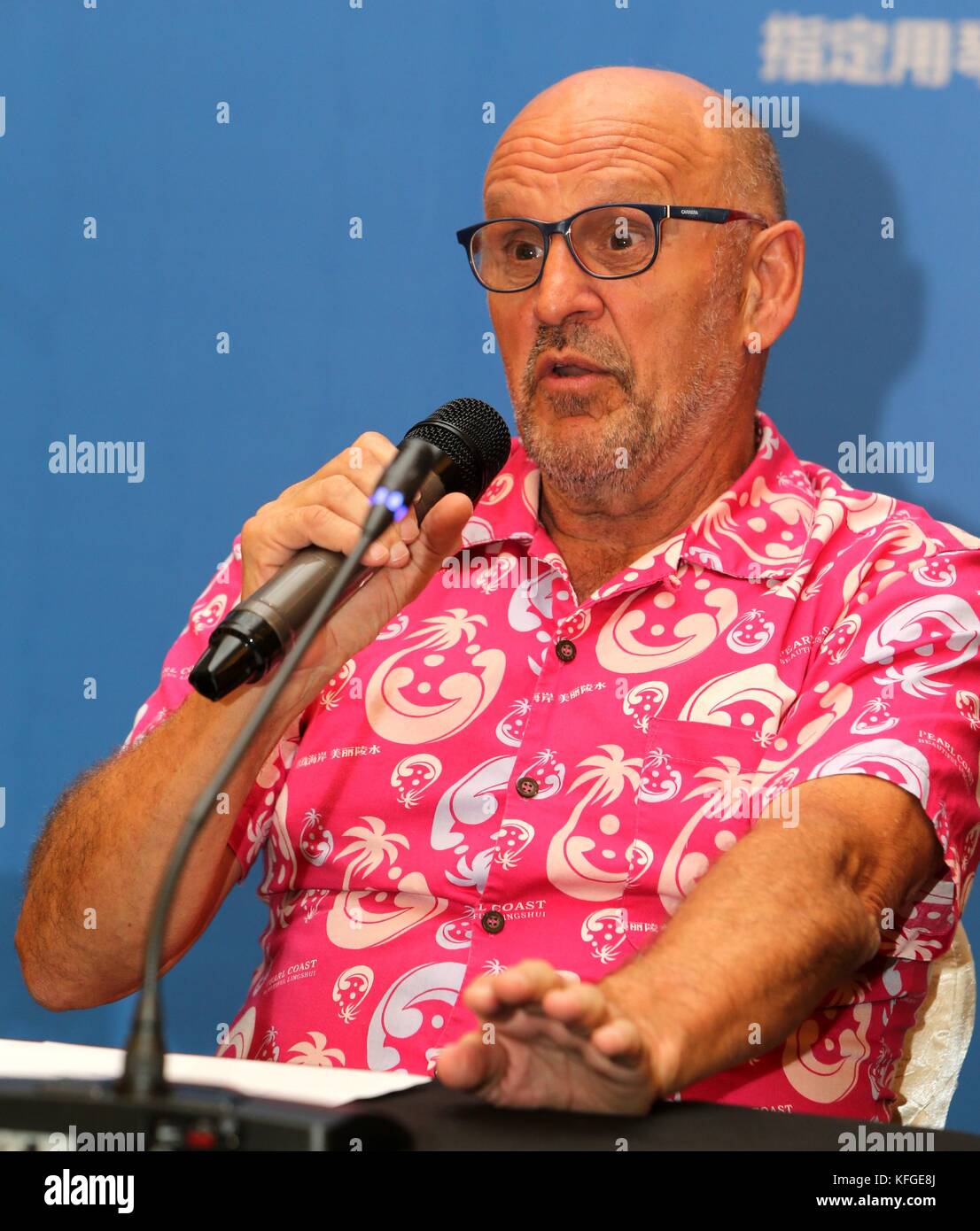Dutch singer Martin Hurkens attends a press conference for the charity ...