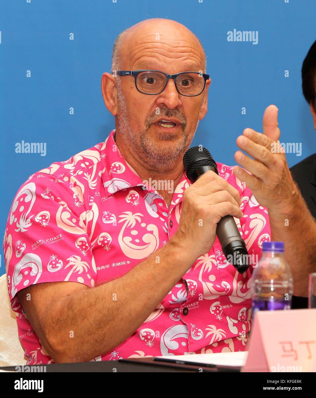 Dutch singer Martin Hurkens attends a press conference for the charity ...