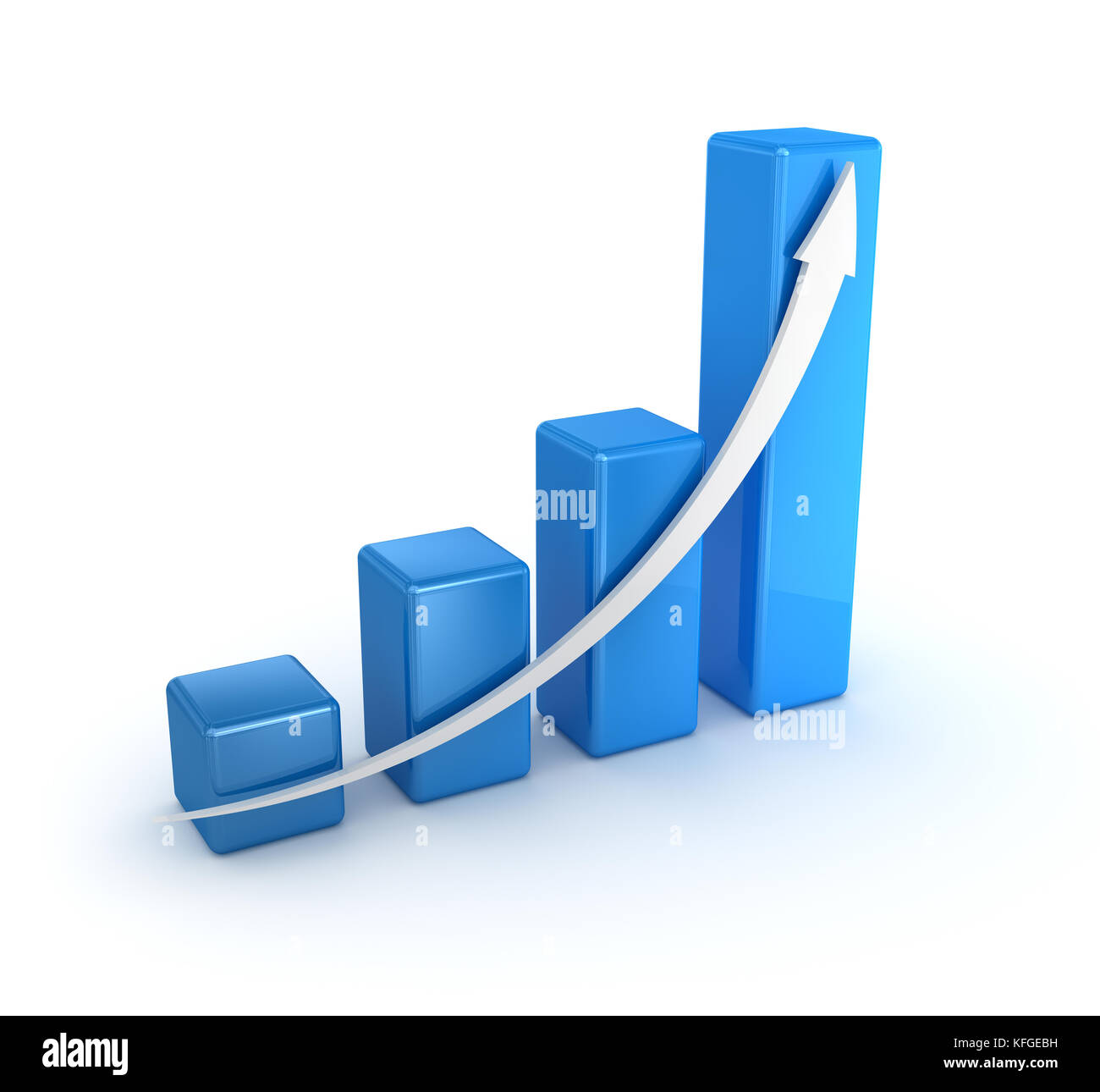 Line chart in document Cut Out Stock Images & Pictures - Alamy