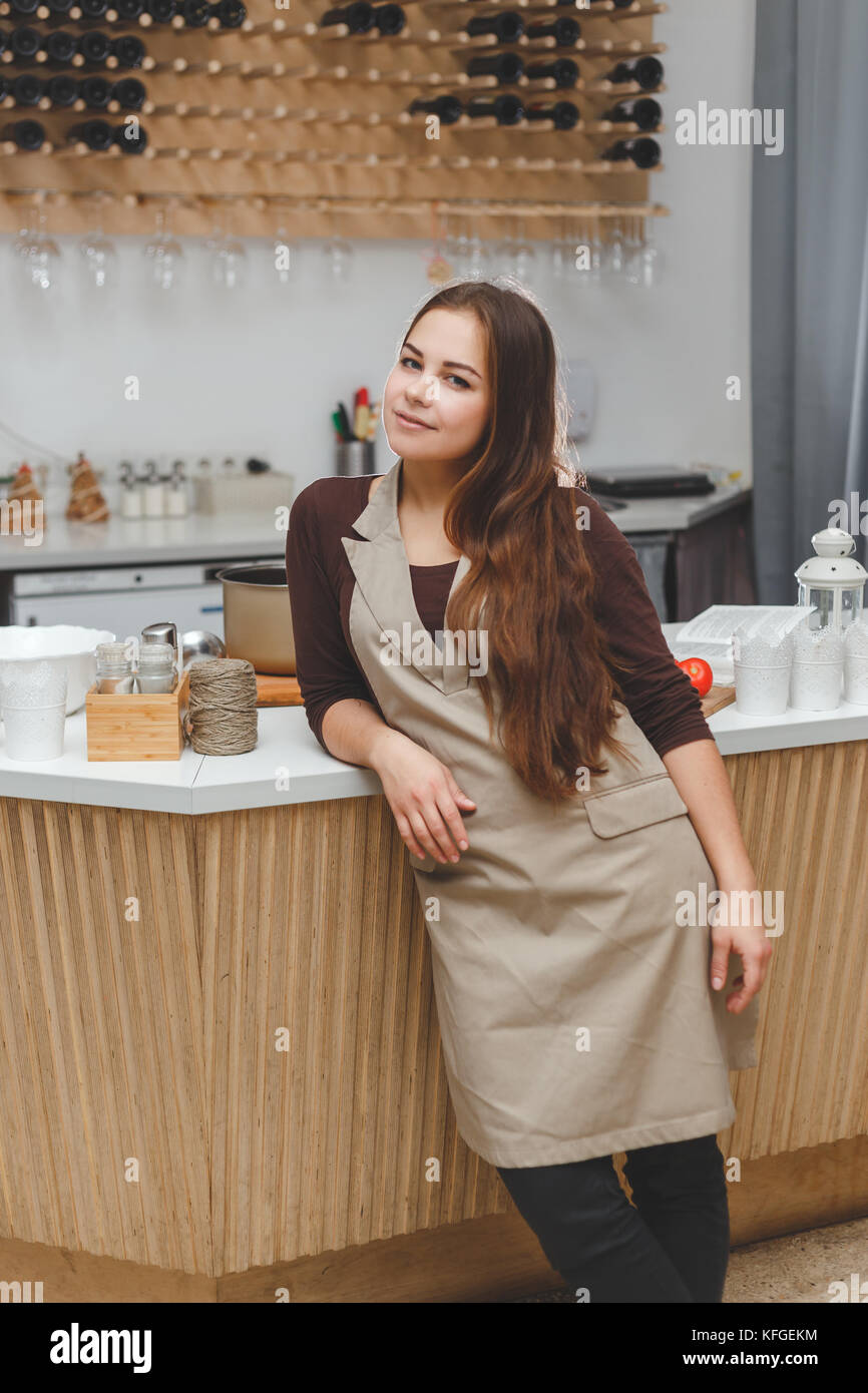 Woman barmaid hi-res stock photography and images - Alamy