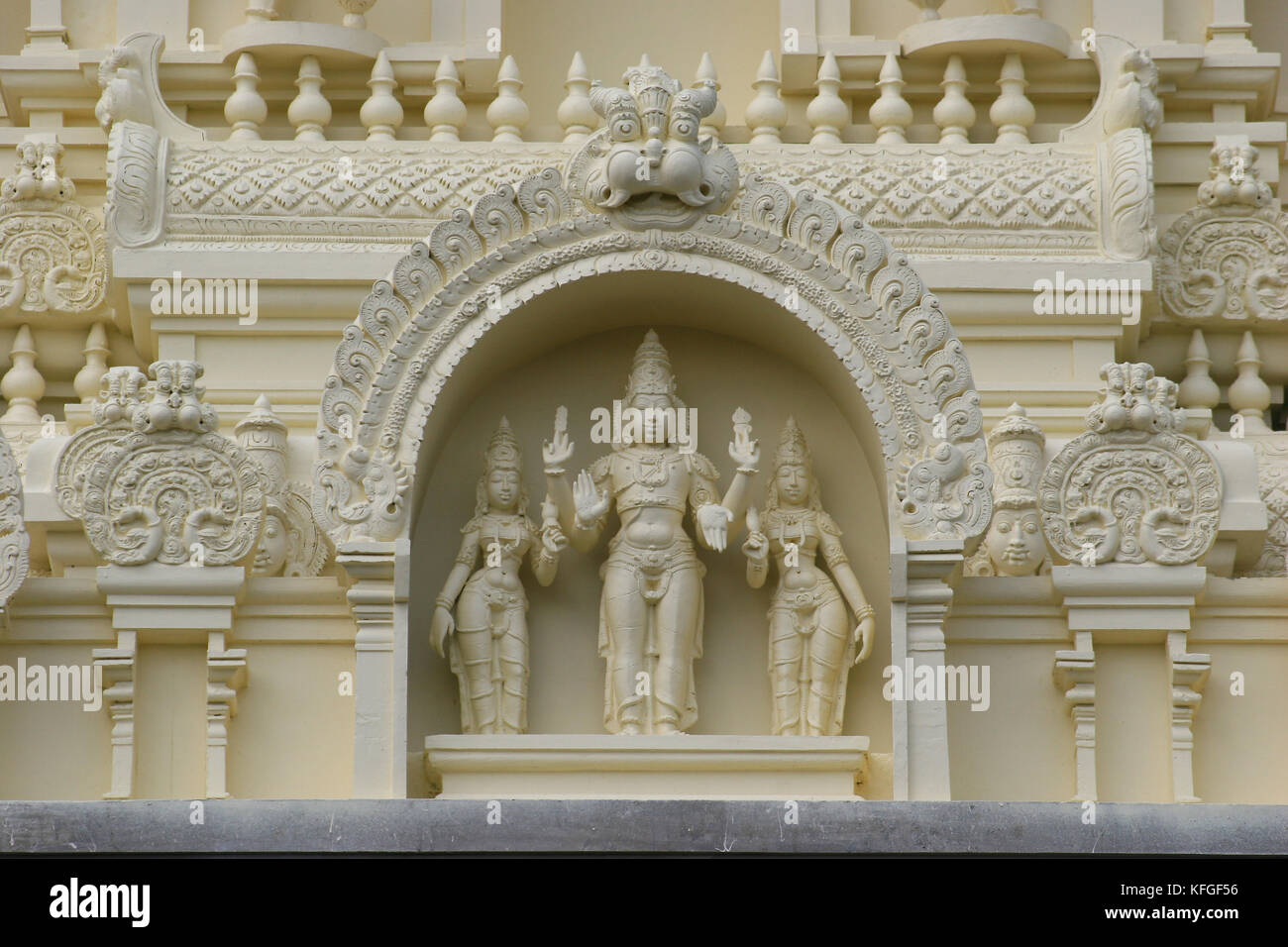 Exterior and interior of the Sri Murugan Temple, Manor Park London ...